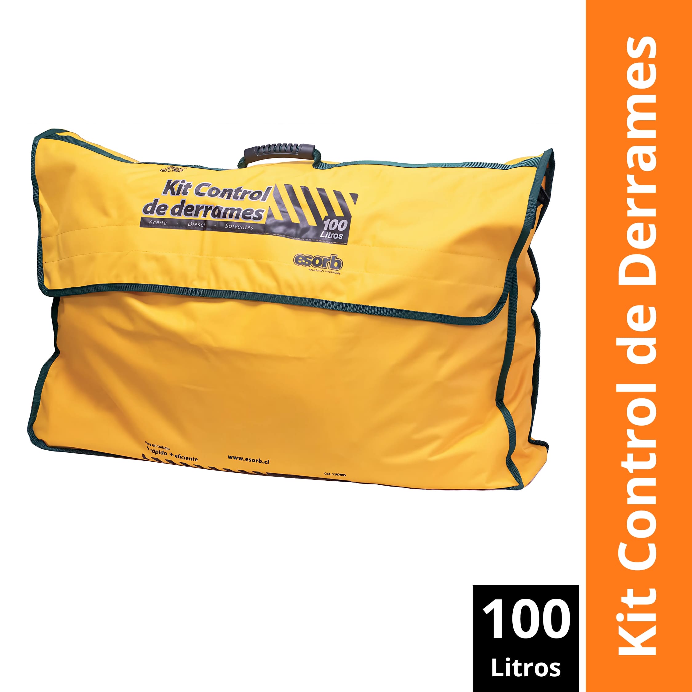 Kit Control de Derrames 100 Litros - Diprosur - Paños de Limpieza ...